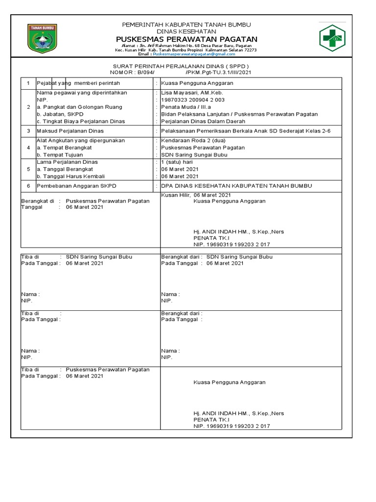 PROMKES - Pemetaan - UKGMD SPPD BOK Maret 2021 | PDF