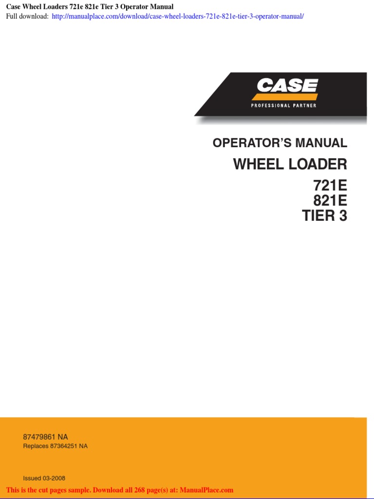 Case 721E/821E Tier 3 Manual | PDF