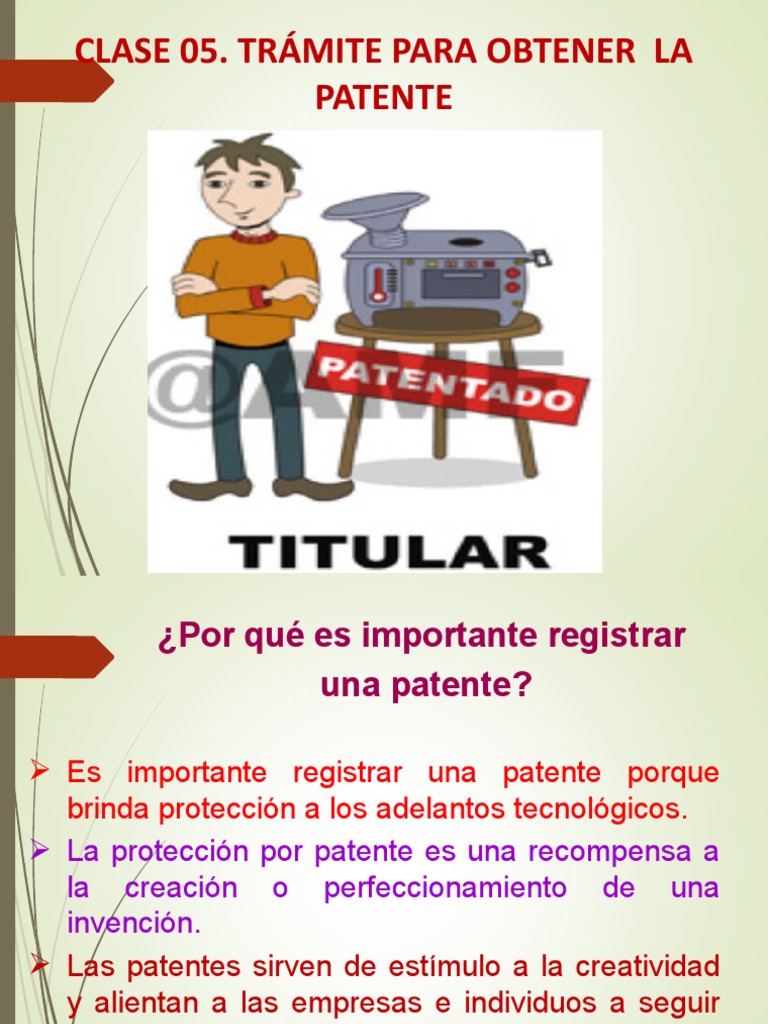 Clase 05 Investig e Innov Tec 2022-I | PDF | Patentar | Invención