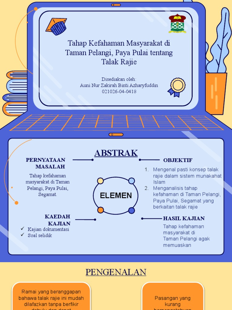 Contoh Slide Pembentangan | PDF