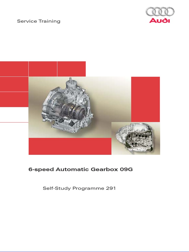 Audi Service Training 6 Gear Automatic Speed 09g | PDF | Business ...