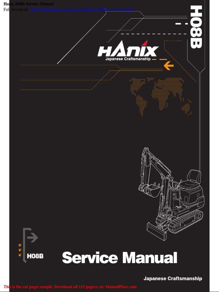 Hanix h08b Service Manual | PDF