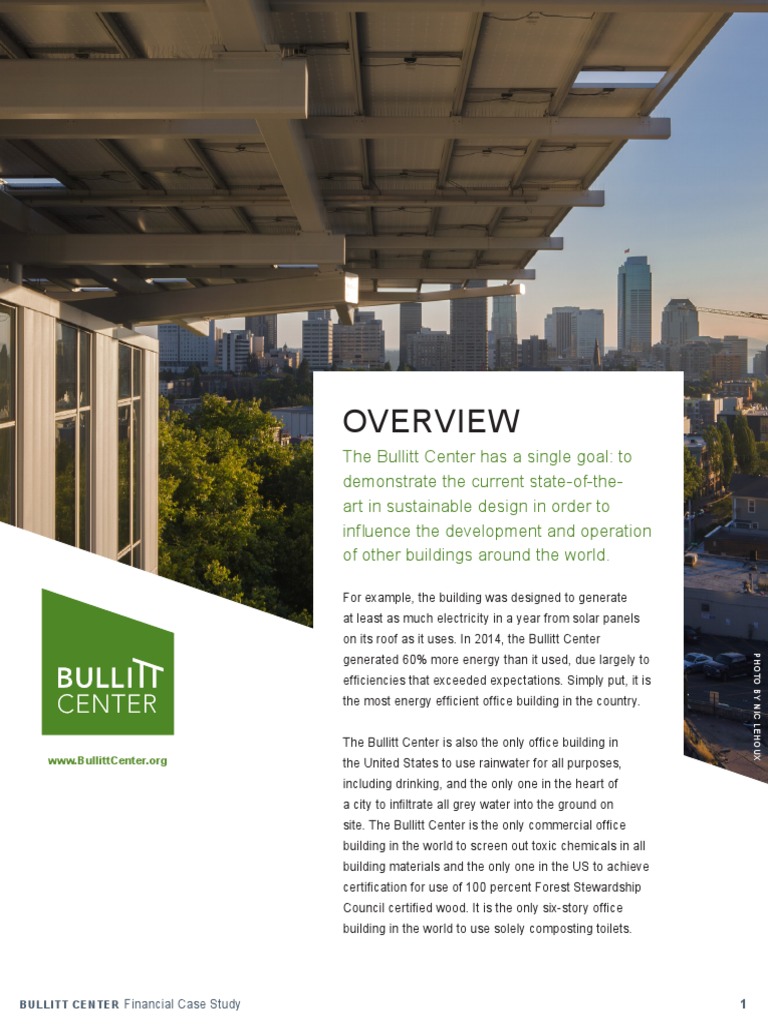 Bullitt-Center-Financial-Case-Study-FINAL-1 | PDF | Green Building ...