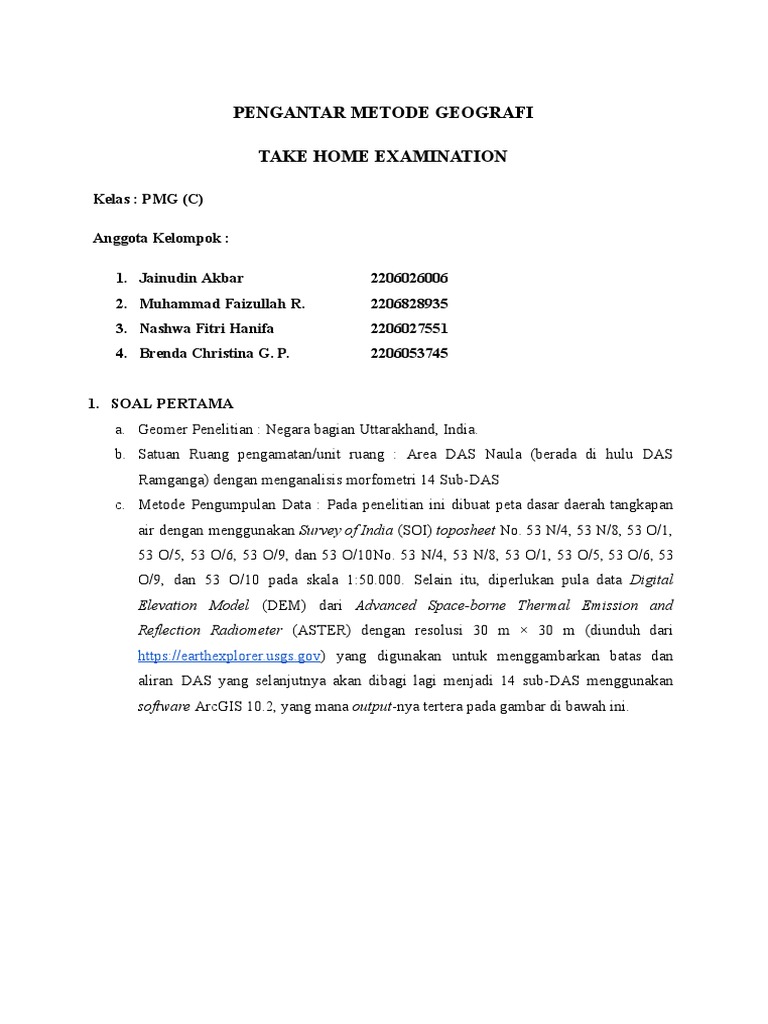 Analisis Morfometri DAS Naula Uttarakhand | PDF | Sains & Matematika