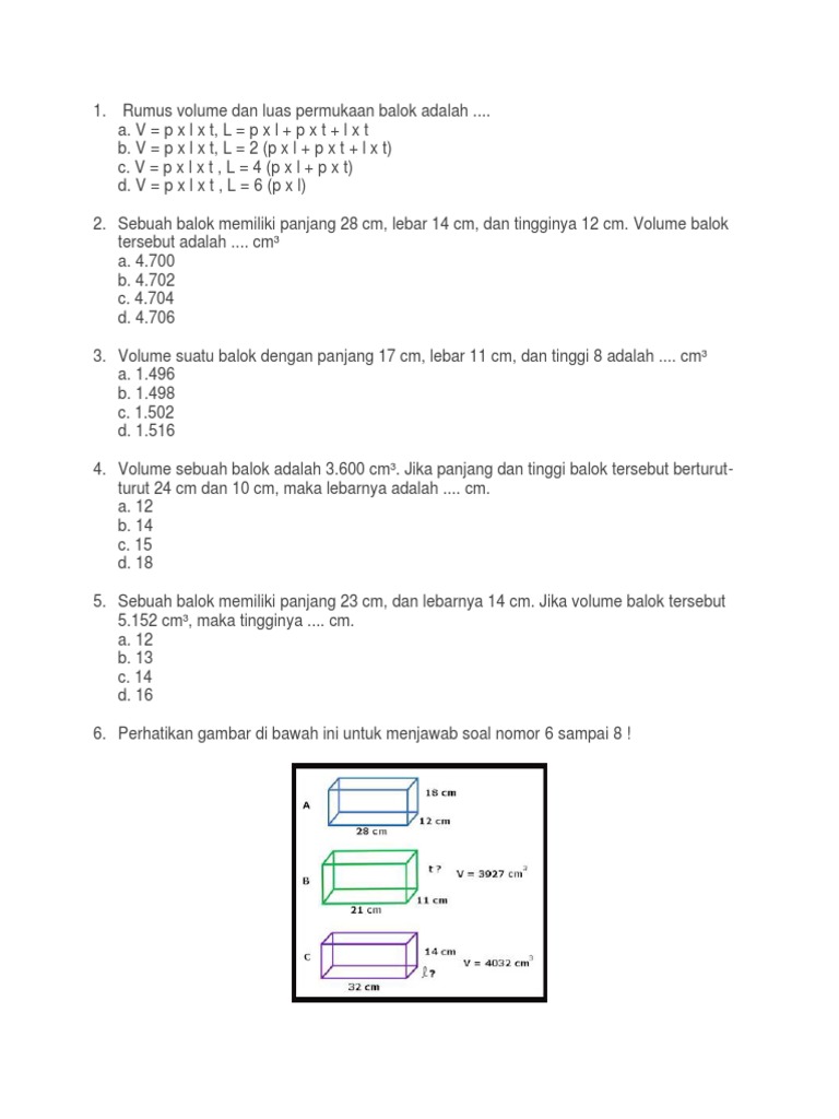 Soal Balok | PDF