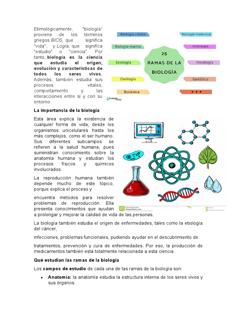 Concepto de Biologia | PDF