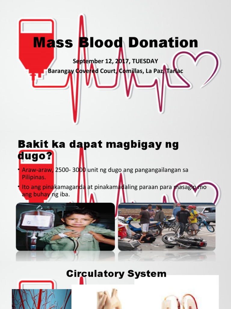 Mass Blood Donation | PDF