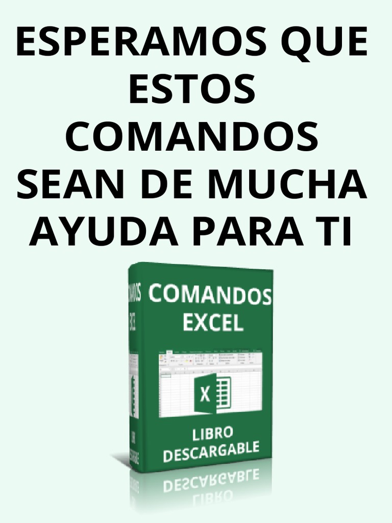 Comandos Excel | PDF