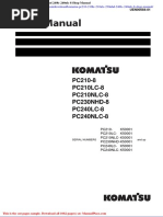 Komatsu Pc27 Pc30 Pc35 Pc40 Pc50 Mr2 Shop Manual | PDF | Pipe (Fluid Conveyance) | Adhesive