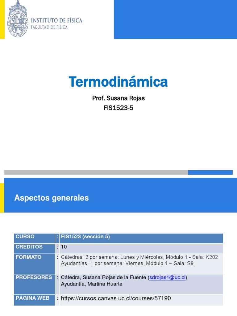 Clase 1 - Introducción | PDF | Termodinámica | Temperatura