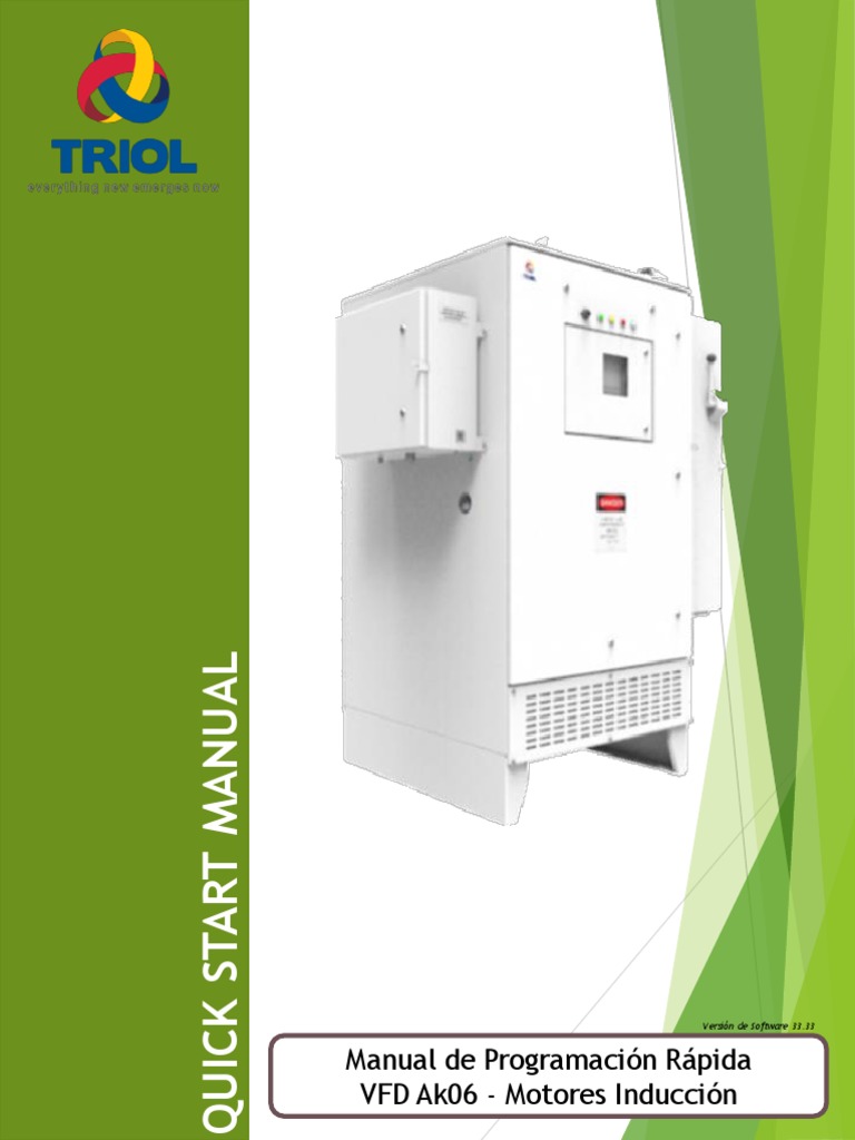Quick Start Manual Induccion 33-33 SPG | PDF | Scada | Metrología