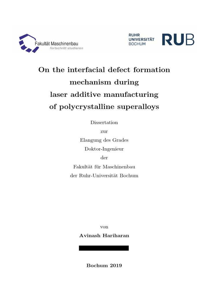 Thesis | PDF | Materials | Materials Science