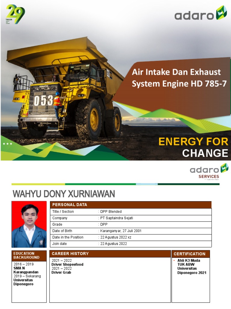WAHYU DONY X (Air Intake & Exhaust System) | PDF