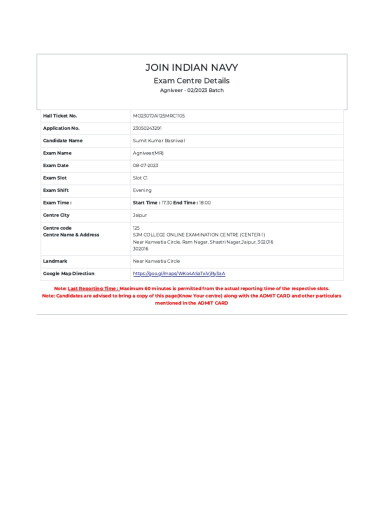 Agniveer - Join Indian Navy | PDF