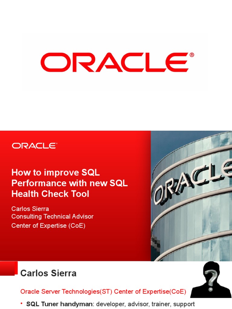 How To Improve SQL Performance With New SQL Health Check Tool | PDF How To Improve SQL Performance With New SQL Health Check Tool | PDF