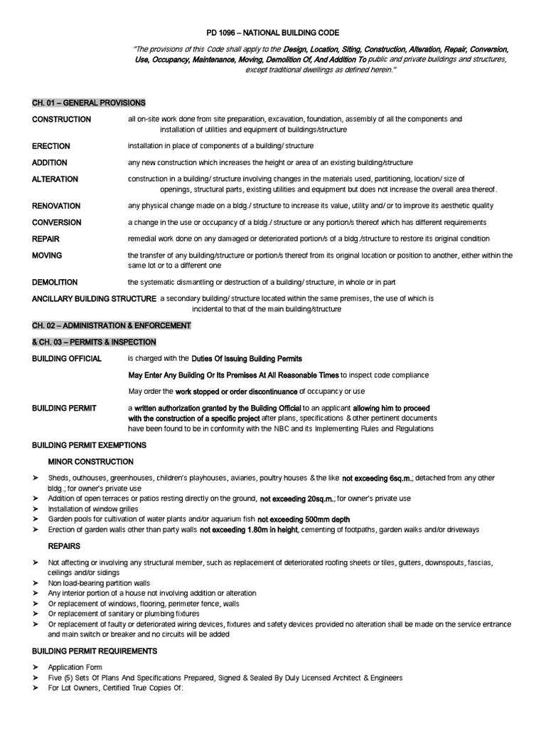 PD 1096 | PDF