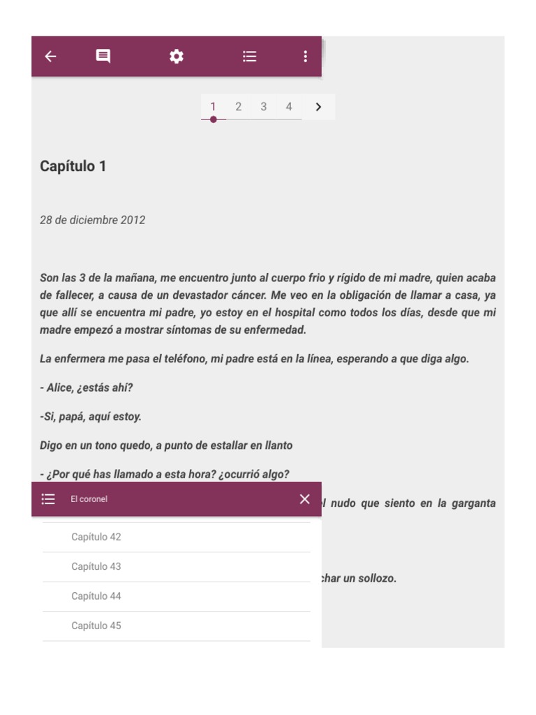 Libro El Coronel Capítulo Capítulo 1 Página 1 Leer En Línea Pdf