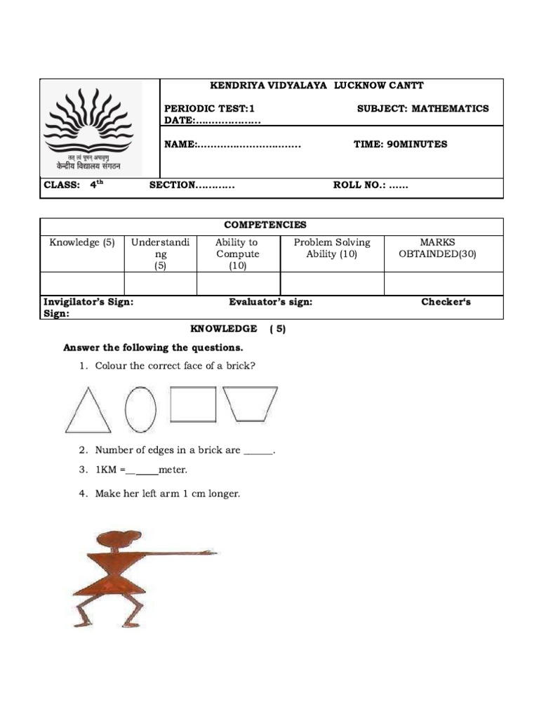 Class 4 Maths | PDF | Mathematics | Science