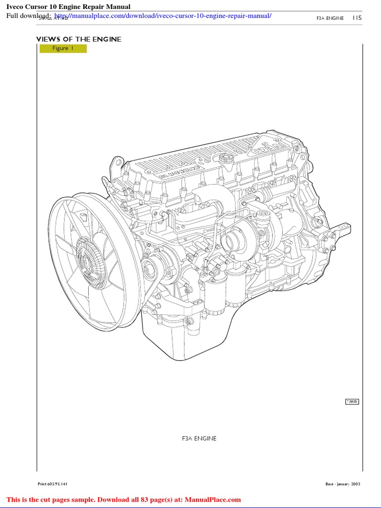 Iveco Cursor 10 Engine Repair Manual | PDF | Engines | Propulsion