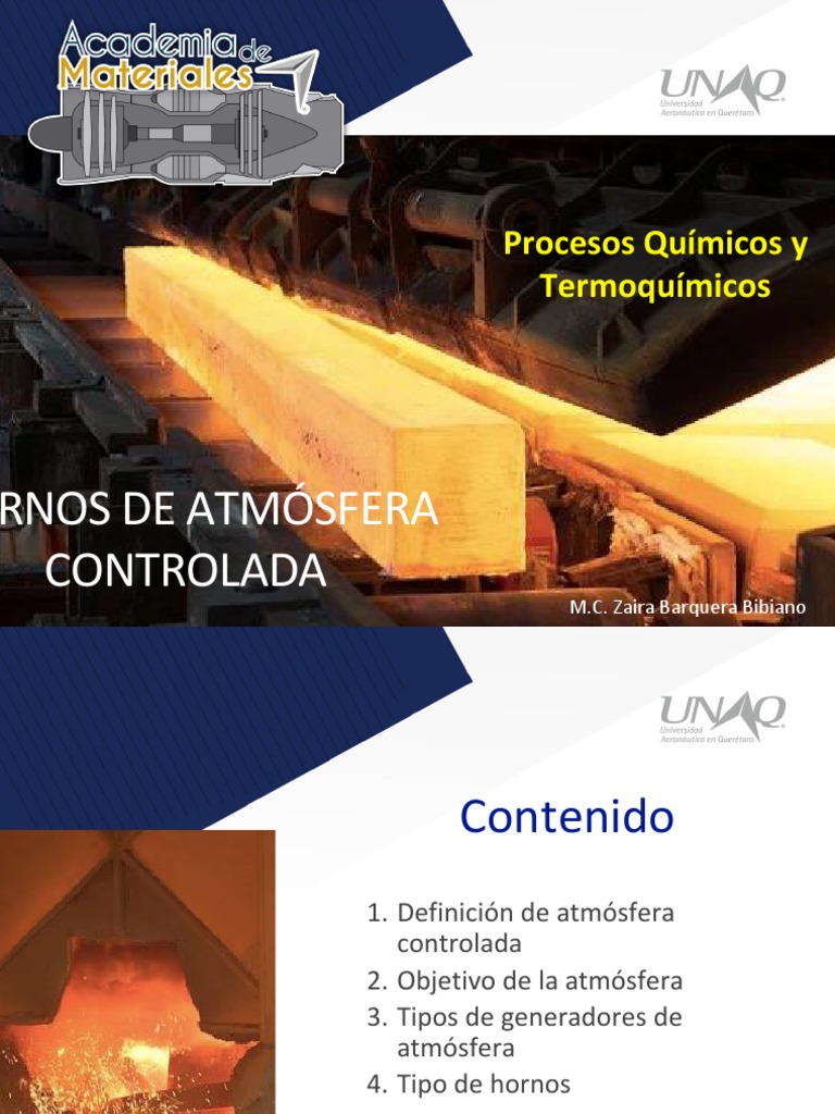 Hornos de Atmósfera Controlada | PDF | Atmósfera | Dióxido de carbono