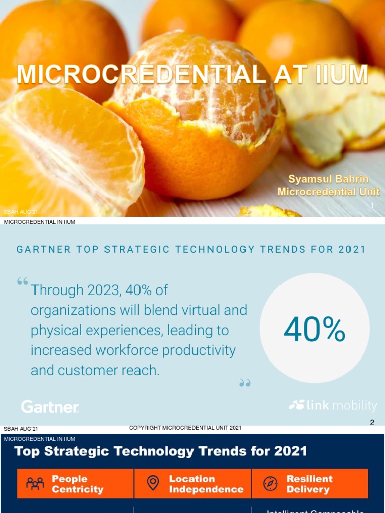 Micro-Credential Presentation Rev3 | PDF | Learning | Educational Technology