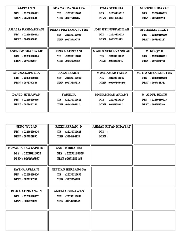 Label Raport 10 Tkj 2022-2023 | PDF