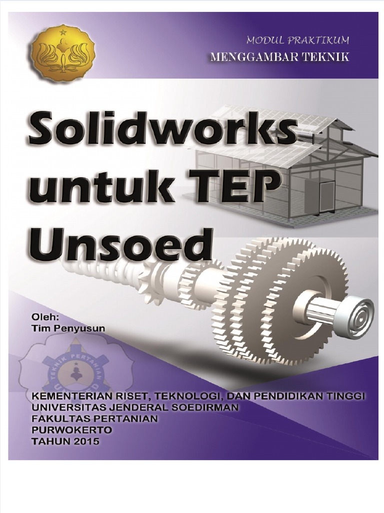 Modul Praktikum Gambar Teknik Tep Unsoed 2015pdf | PDF
