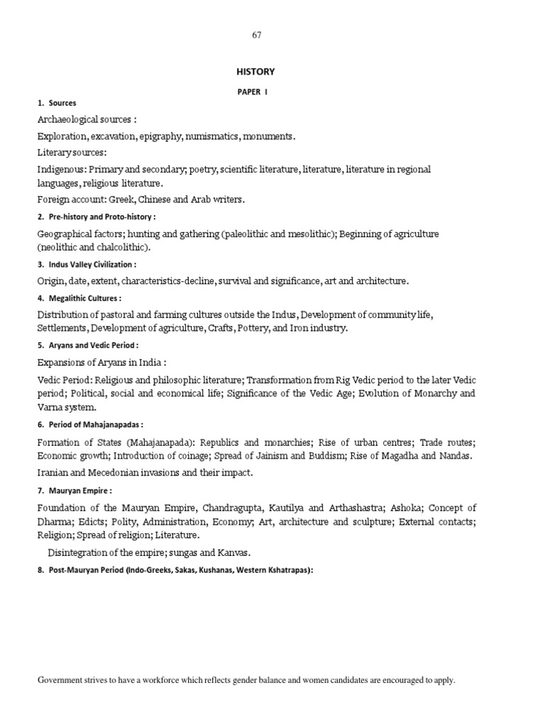 History Optional Syllabus . | PDF