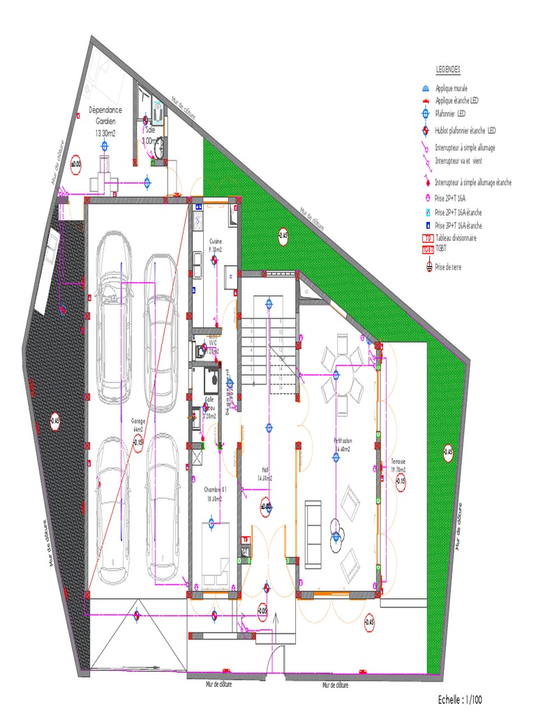 Villa Ivandry - Elec RDC | PDF