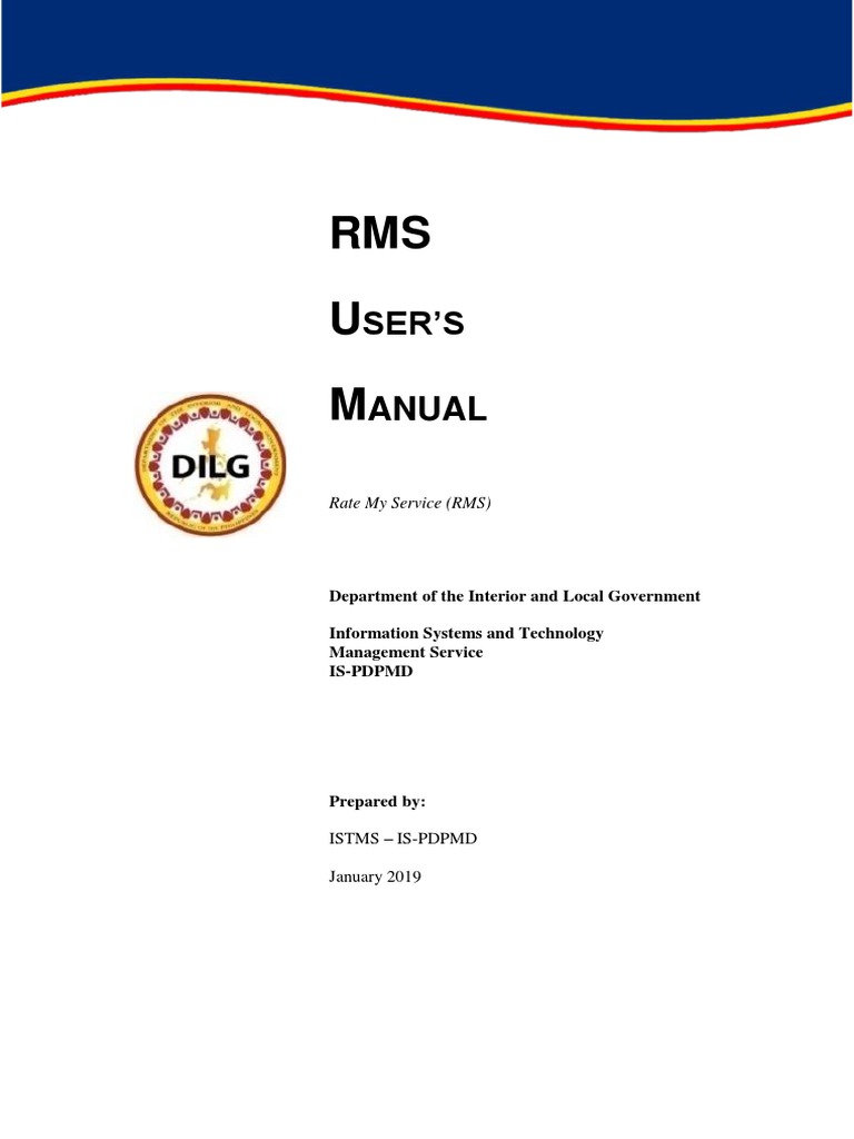 RMS User Manual v2 | PDF | Login | Microsoft Excel