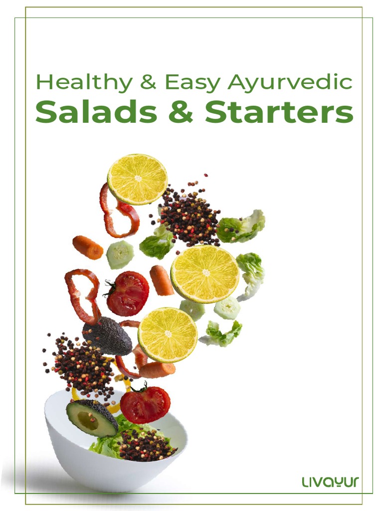 Healthy and Easy Ayurvedic Salads and Starters | PDF | Ayurveda | Ginger