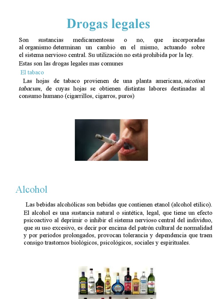 Drogas Legales Pdf Drogas Cocaína