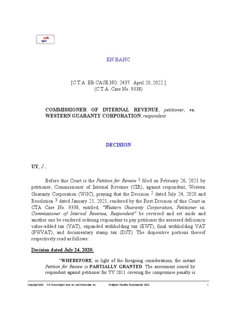 CTA Case No. 9338 | PDF