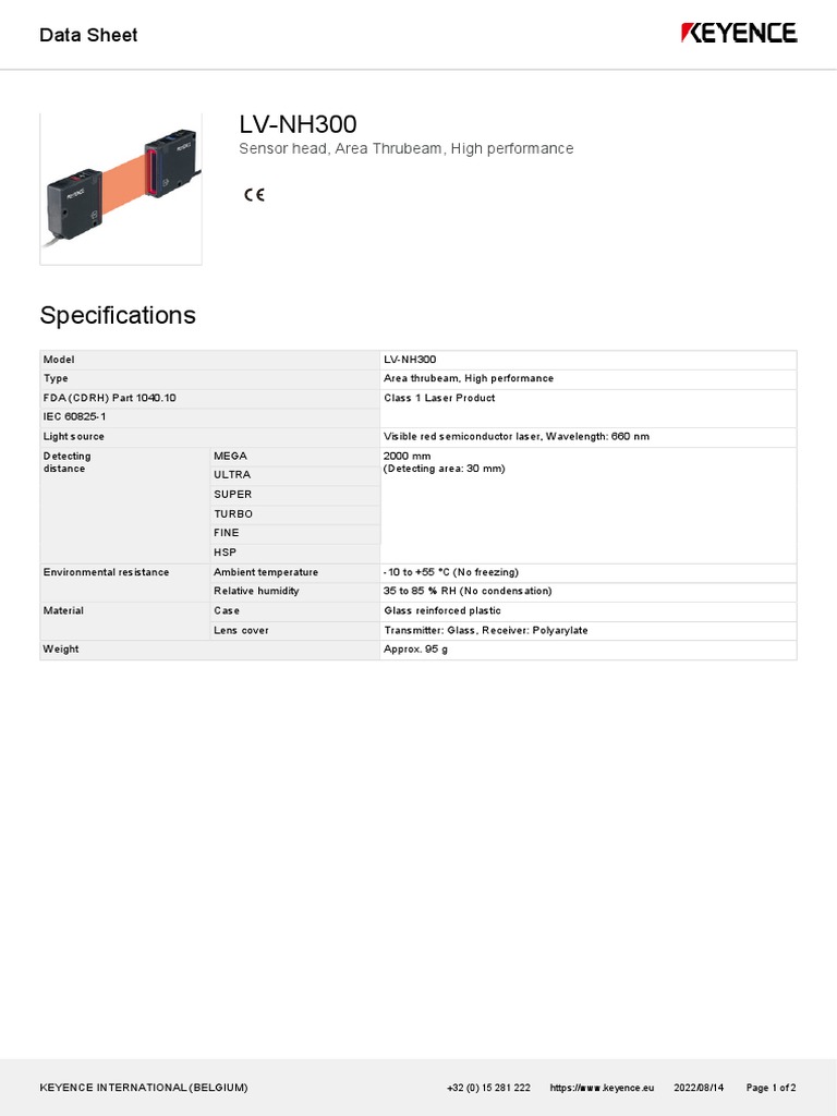 LV-NH300_Datasheet (1) | PDF