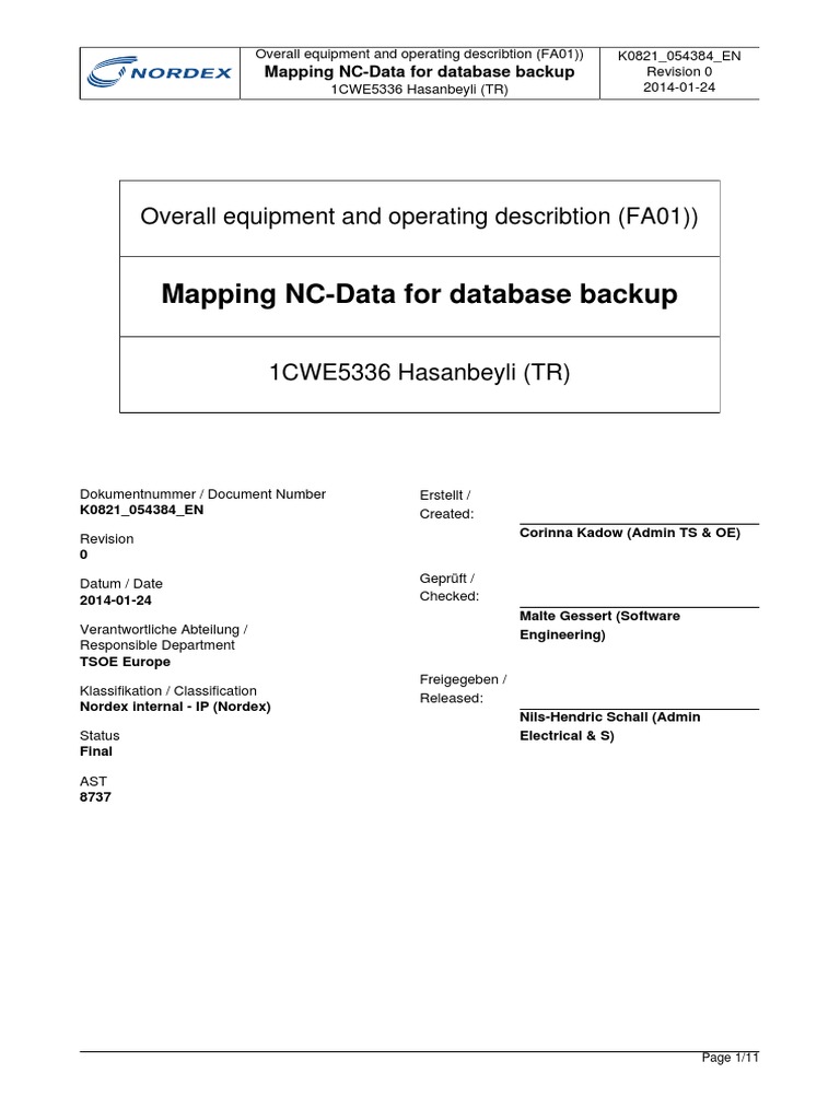 K0821 054384 en R00 SQL-mapping-list 1CWE5336 Hasanbeyli | PDF | Power (Physics) | Metrology