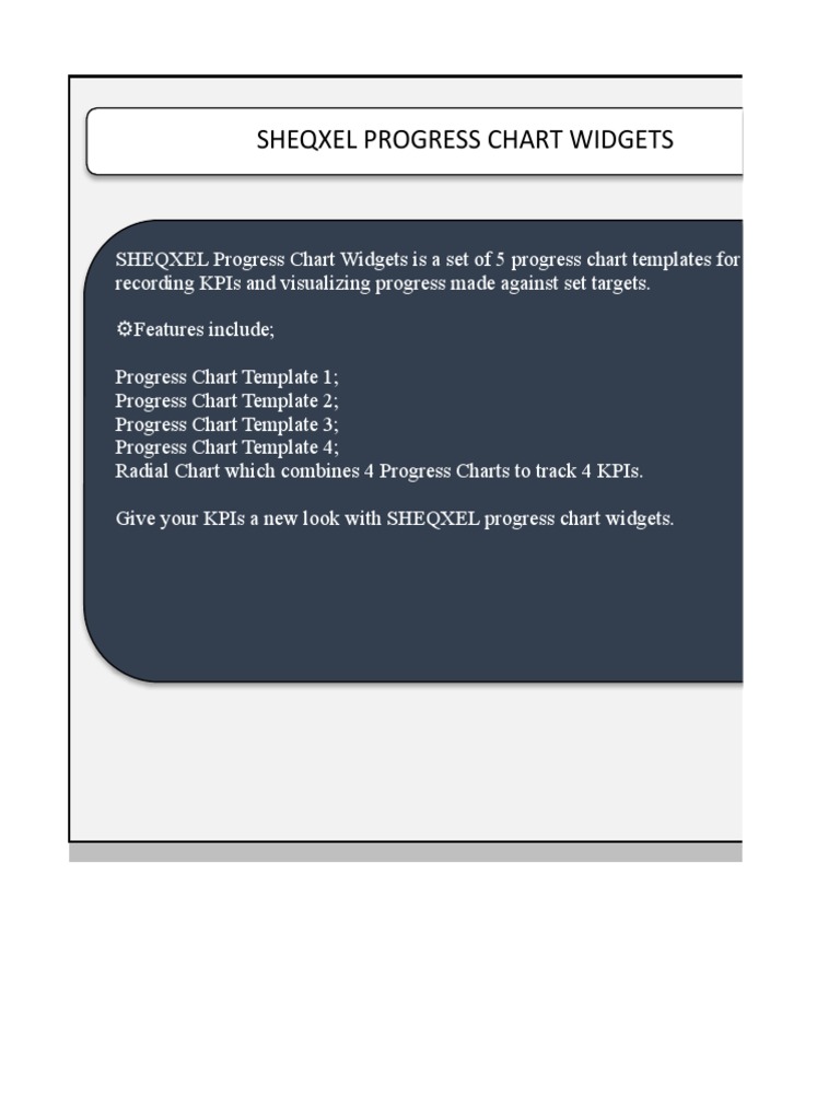 SHEQXEL PROGRESS CHART WIDGETS | PDF
