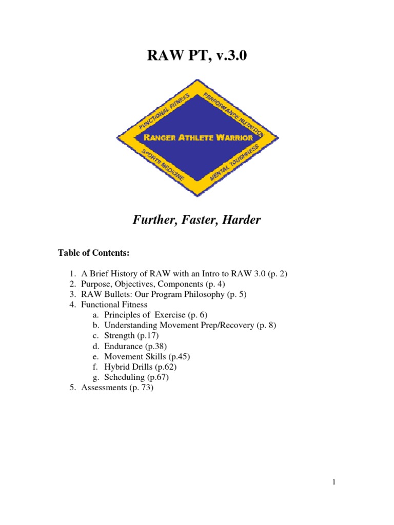 Ranger Athlete Warrior Guide | PDF | Strength Training | Weight Training