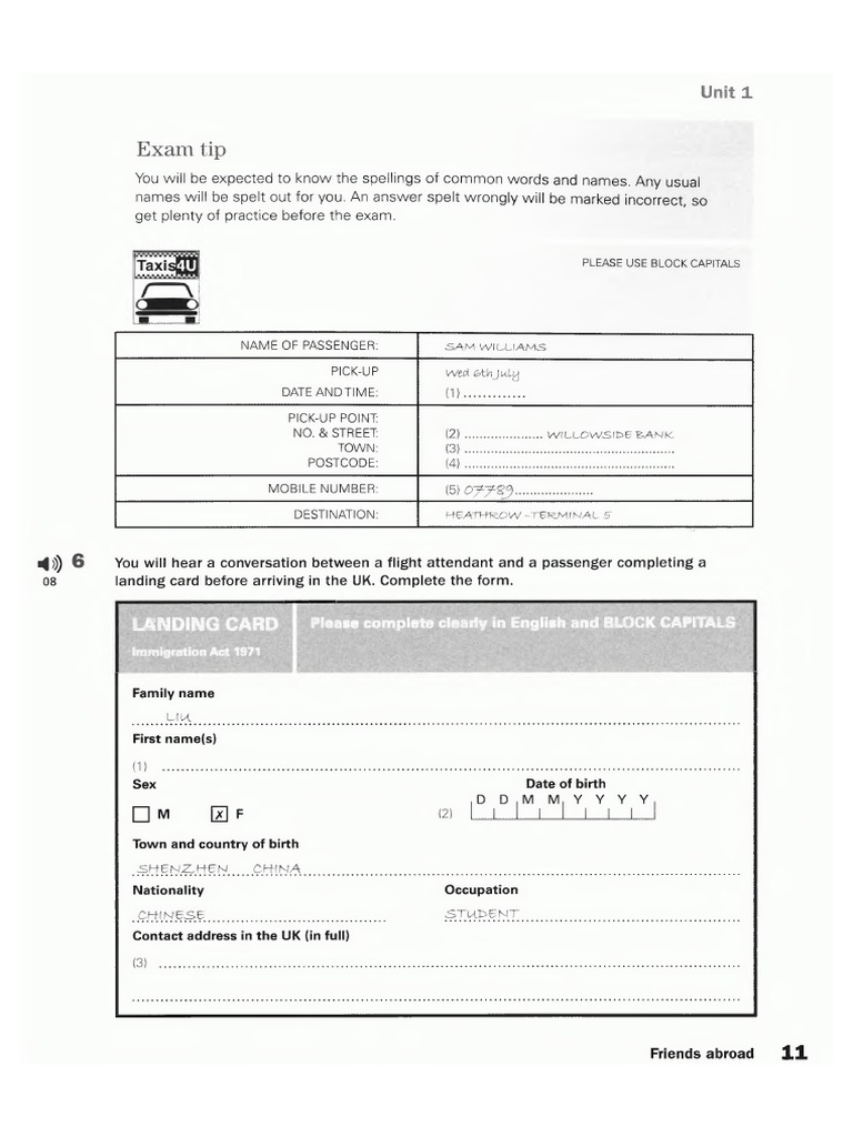 Unit 1 Get Ready Listening | PDF | Cuisine | Food And Drink