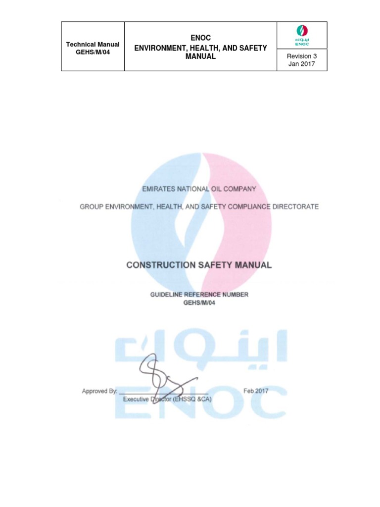 Annexure - 5 Construction Safety Manual Rev 3 | PDF