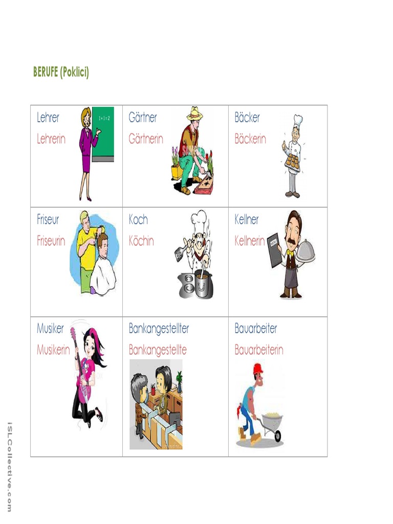 Berufe Karten | PDF