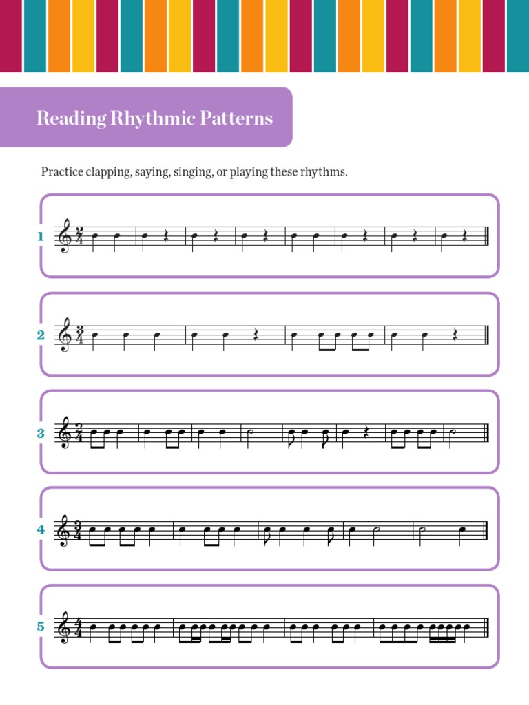 Fundamentals Reading Rhythmic Patterns | PDF
