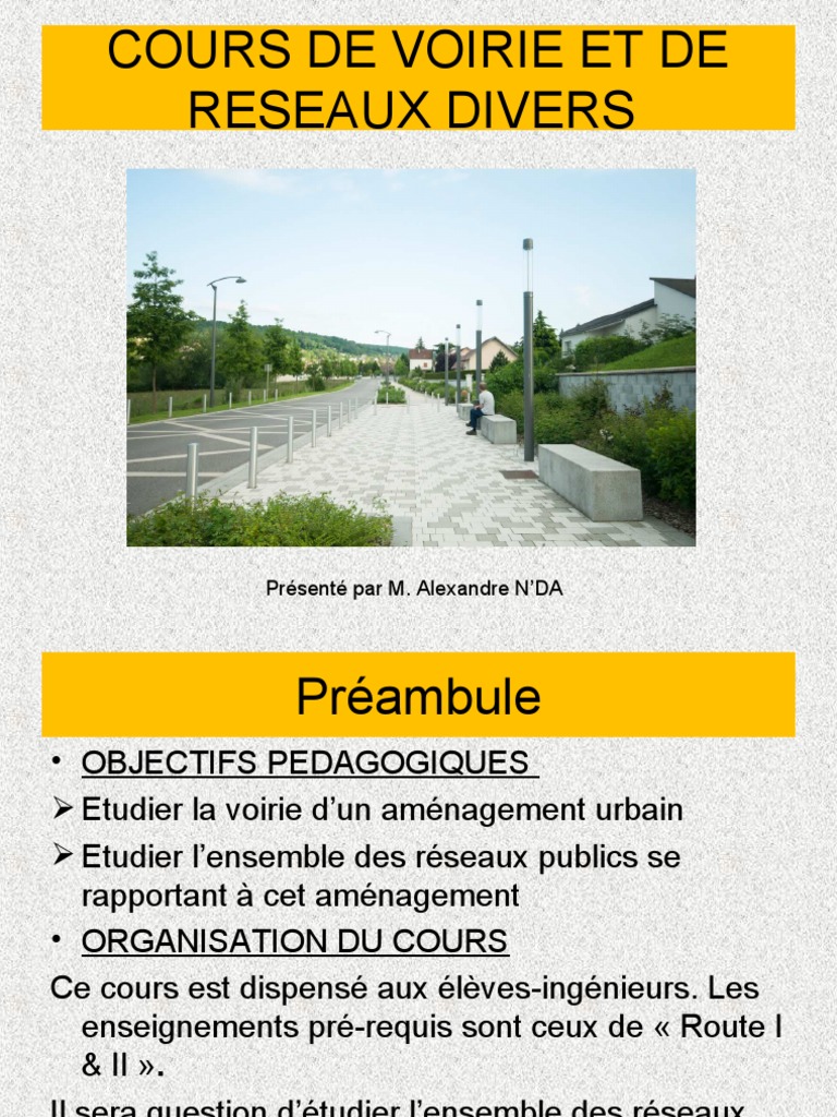 1 Cours VRD 2017 Généralités | PDF