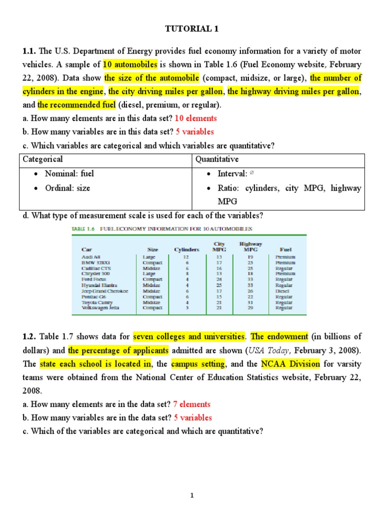 Fuel Economy Data Analysis Tutorial | PDF | Business | Computers