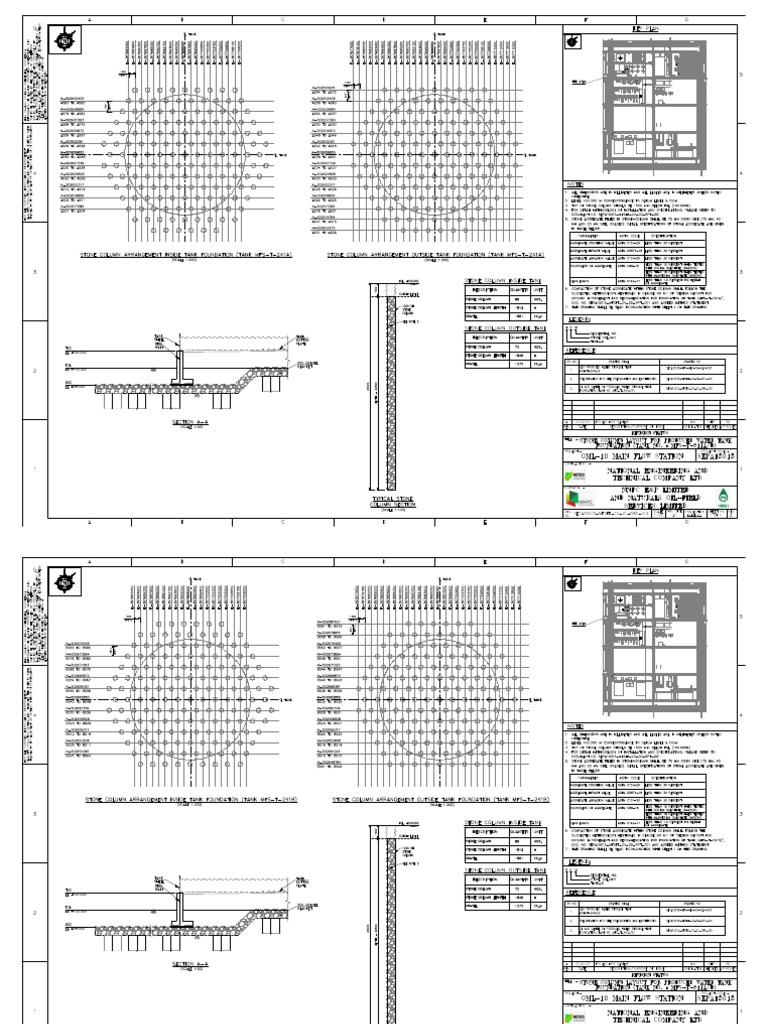 Sepa15015-Mfsff-cv-21-Dwg-412 - Stone Column Layout For Tank (Mfs-t-241 ...