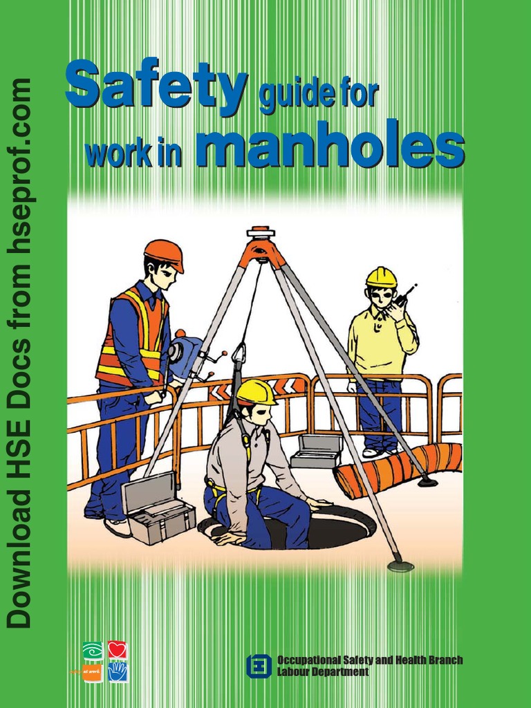 Confined Space Entry Manholes Pdf Occupational Safety And Health