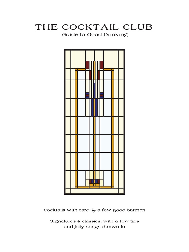 TCC Cocktail Menu | PDF