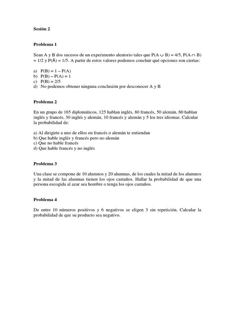 Enunciados Sesión 2 2022 2023 | PDF