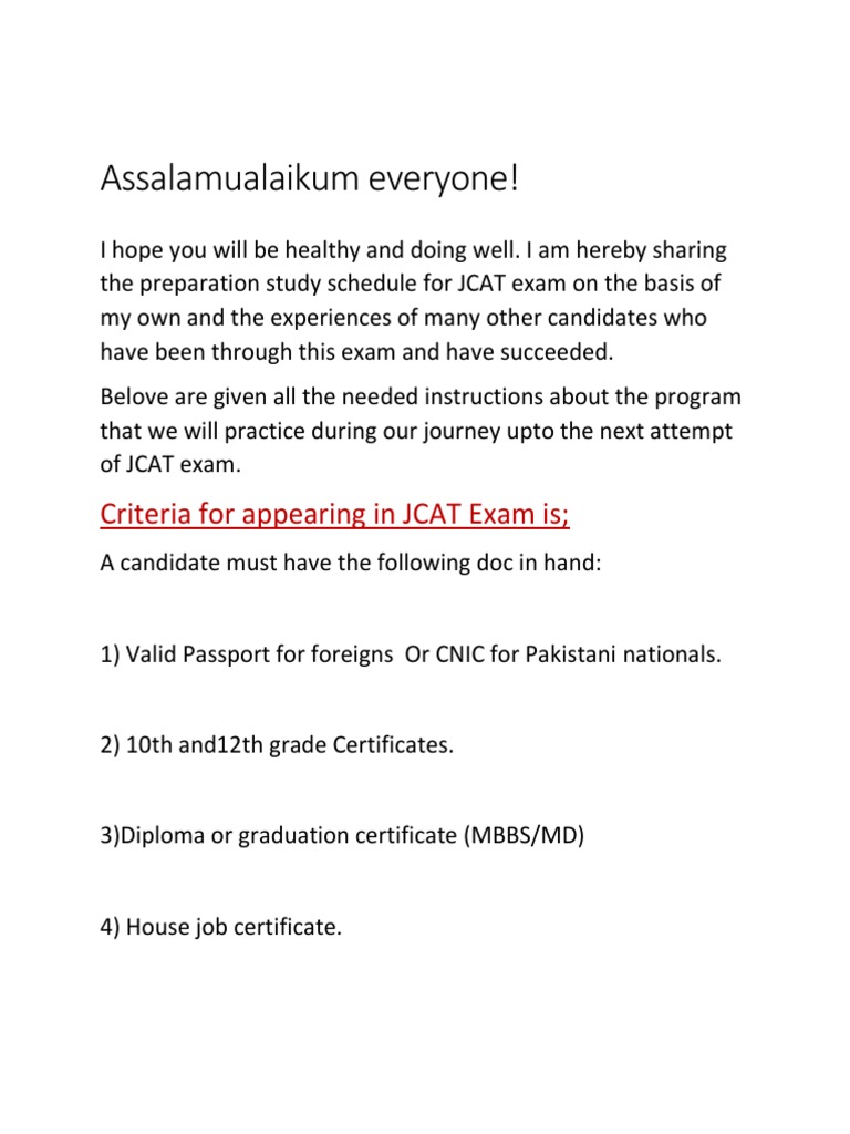 JCAT Exam | PDF | Multiple Choice | Learning