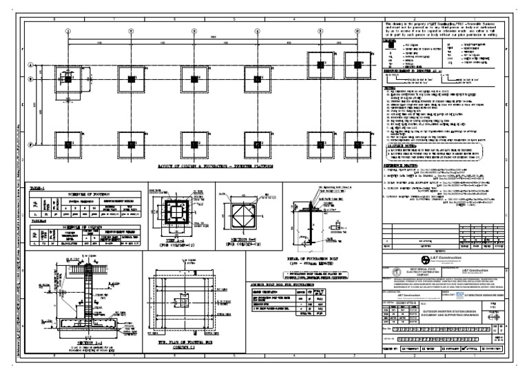 3O23001 PTD S SF IR 0227 Outdoor Inverter Station Drawings 2 | PDF ...