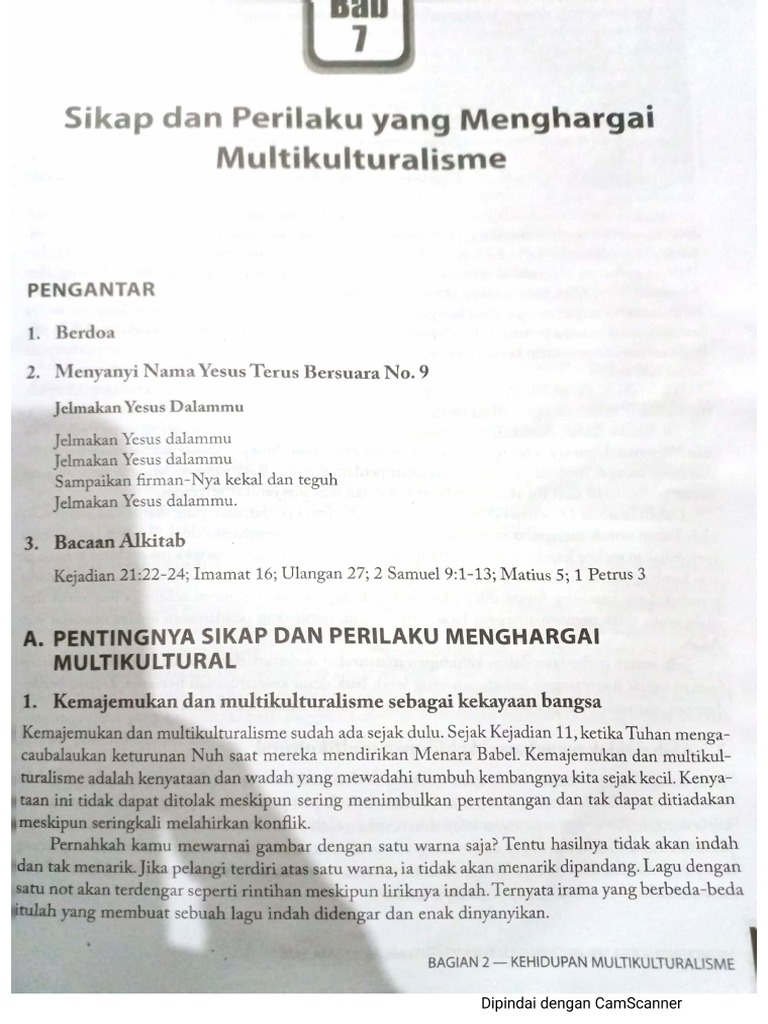 Materi & Tugas Bab 7 Agama Kristen | PDF